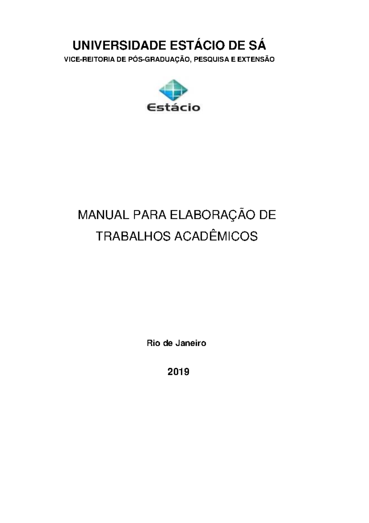 2019 estácio normas-para-trabalhos-acadêmicos-doc-15-de-julho-de-2019 ...