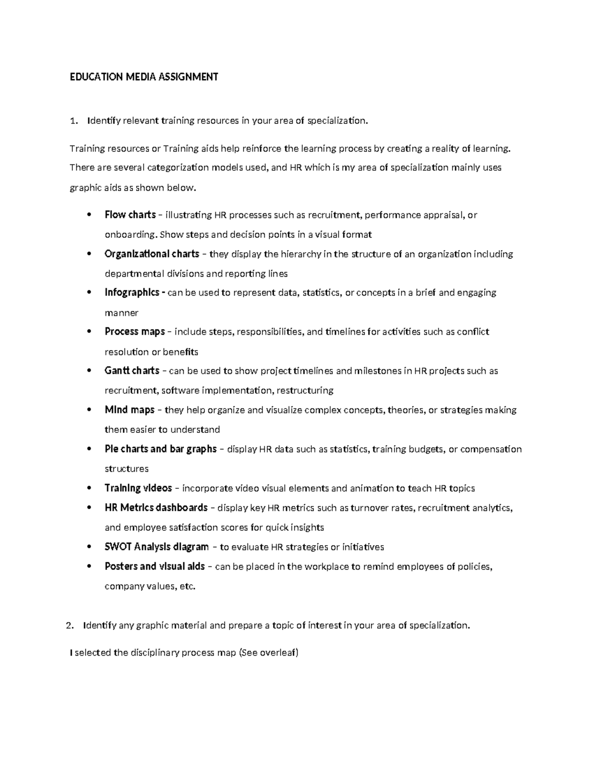 Education Media Assignment - EDUCATION MEDIA ASSIGNMENT 1. Identify ...