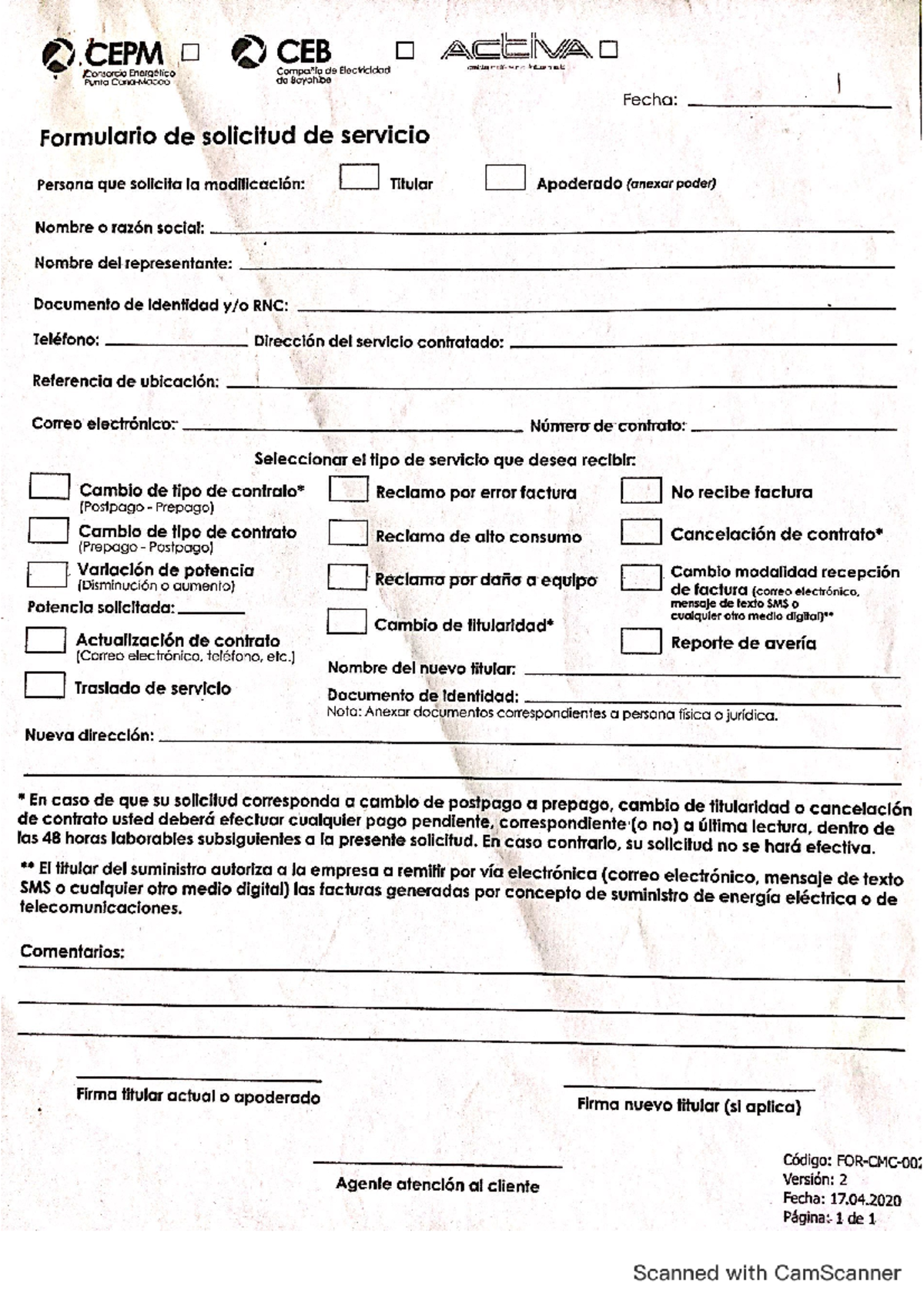 CEPM change of name form - Civil Engineering - Studocu