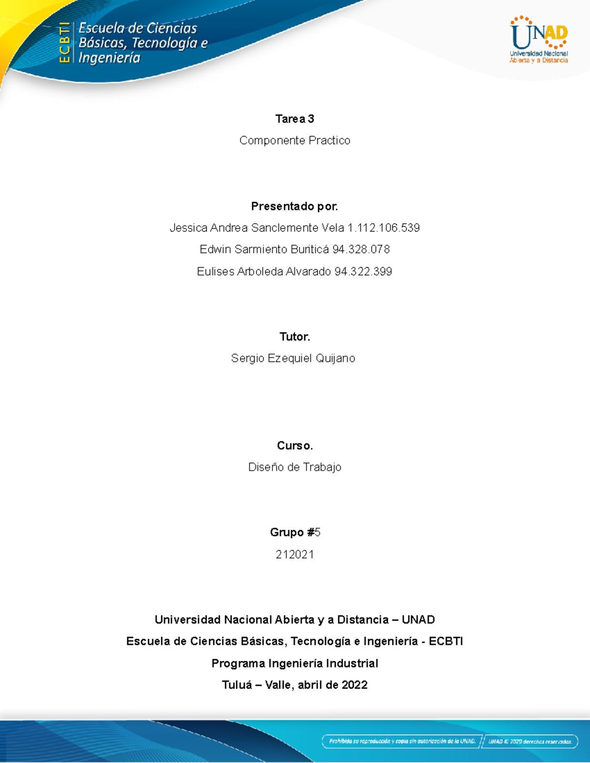 Tarea 3- Componente practico - Tarea 3 Componente Practico Presentado por. Jessica Andrea - Studocu