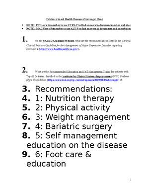 EBP Prep Work SP20 - well done - Pre-Class Activity: PICOT Questions ...