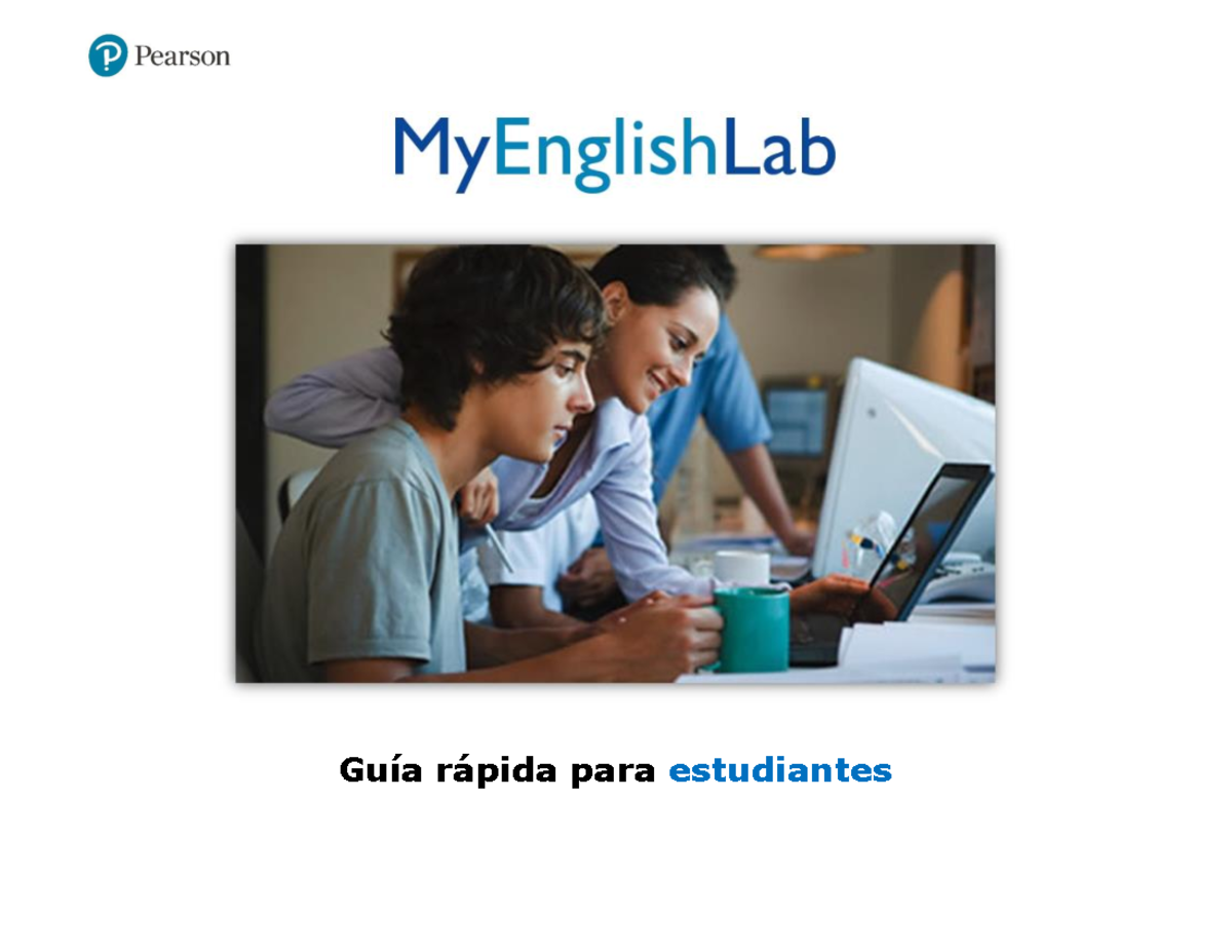 My English Lab Student Quick Start Guide es la - GuÌa r·pida para ...