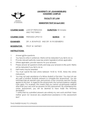 Indigenous Law Summarized notes- Unit 1 - IDL41BO - UJ - Studocu