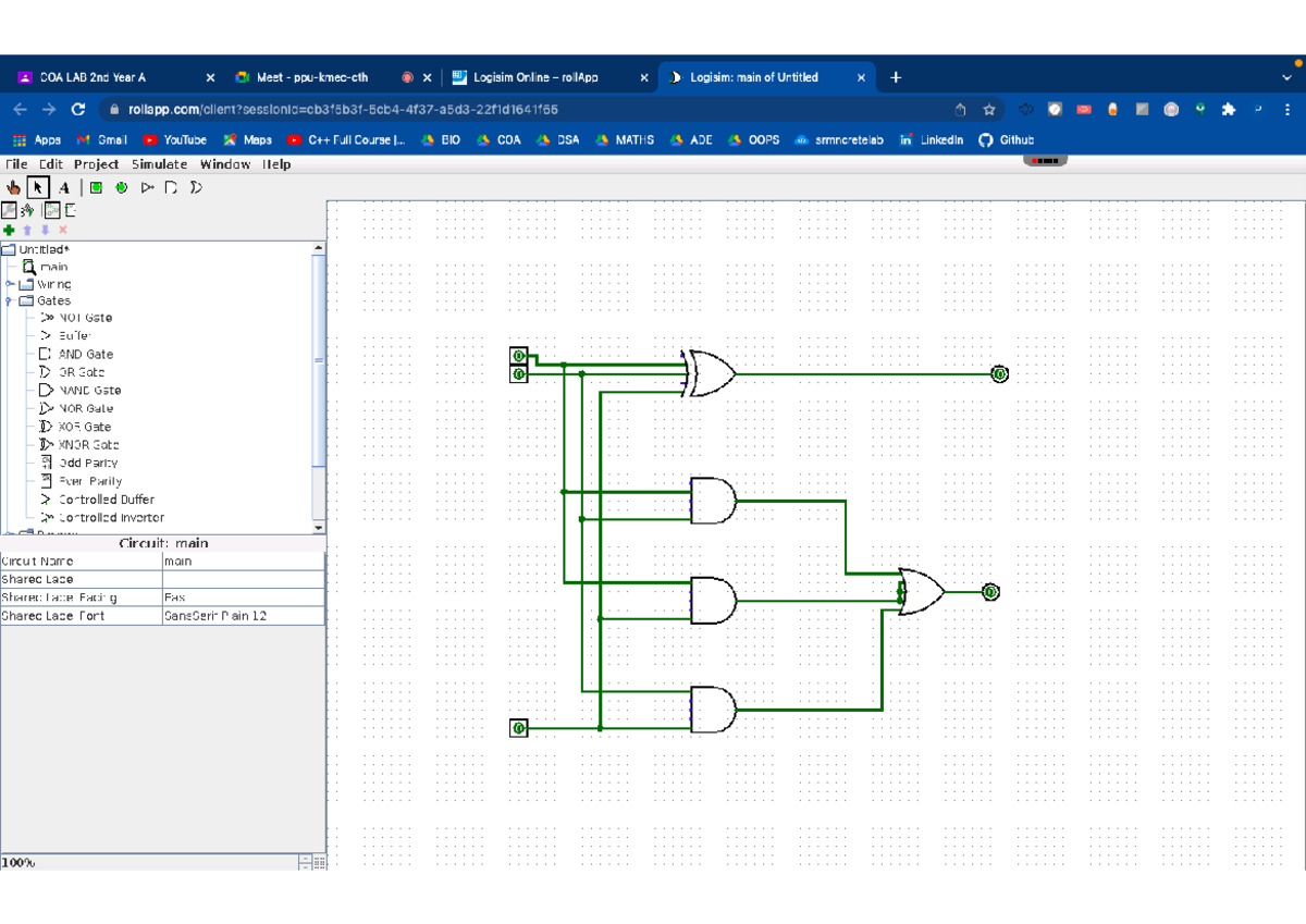 logisim assignment - Computer Organization And Architecture - Studocu