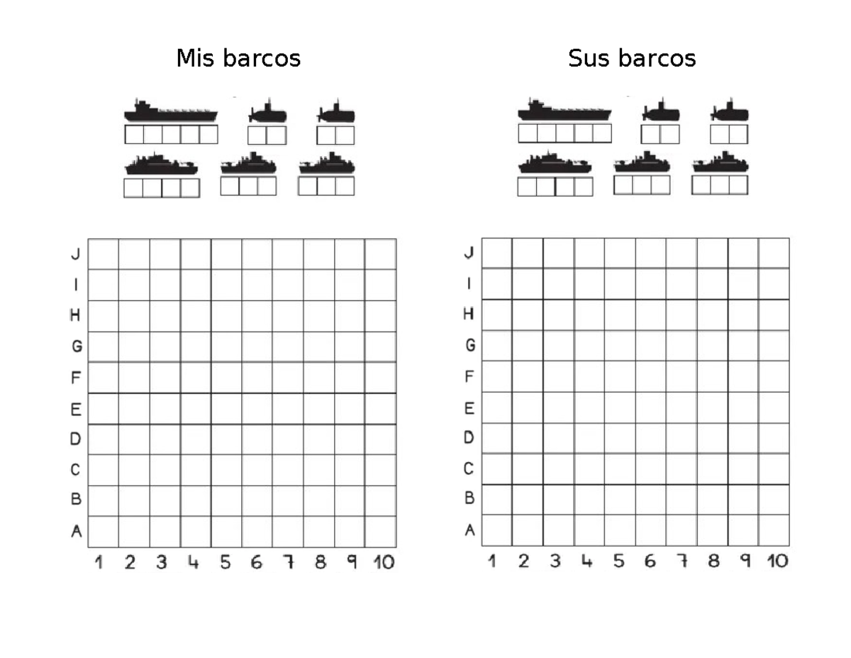 Batalla Naval - PLANO CARTESIANO - Matemáticas Discretas - Mis barcos ...