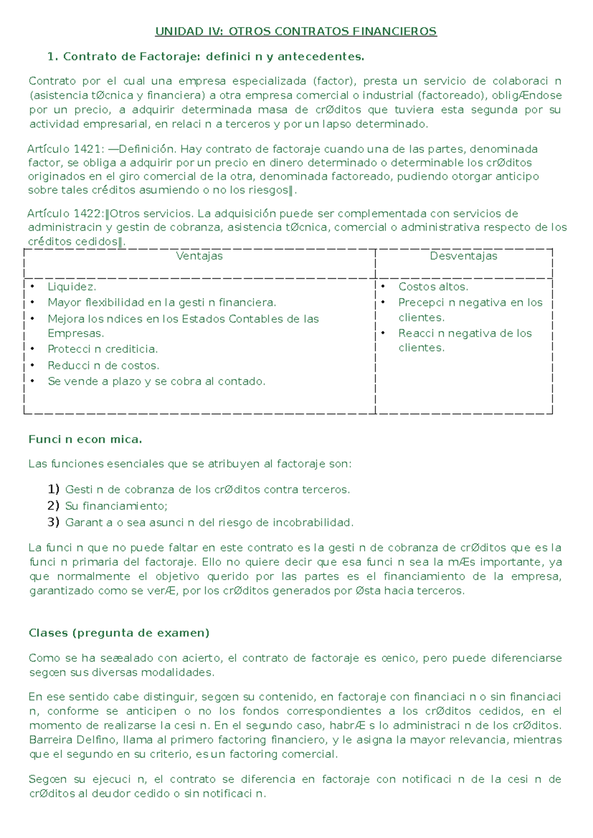 Unidad 5 empredarial - UNIDAD IV: OTROS CONTRATOS FINANCIEROS 1 ...
