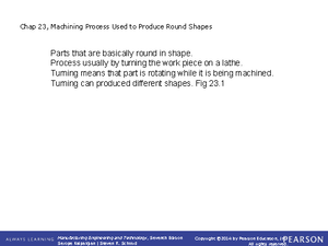 Kalpakjian ch21 - Dr. Yavari - Manufacturing Engineering and Technology ...