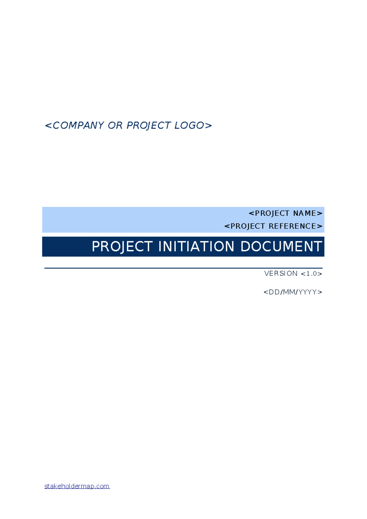 PID-project-initiation-document-template - - Studocu