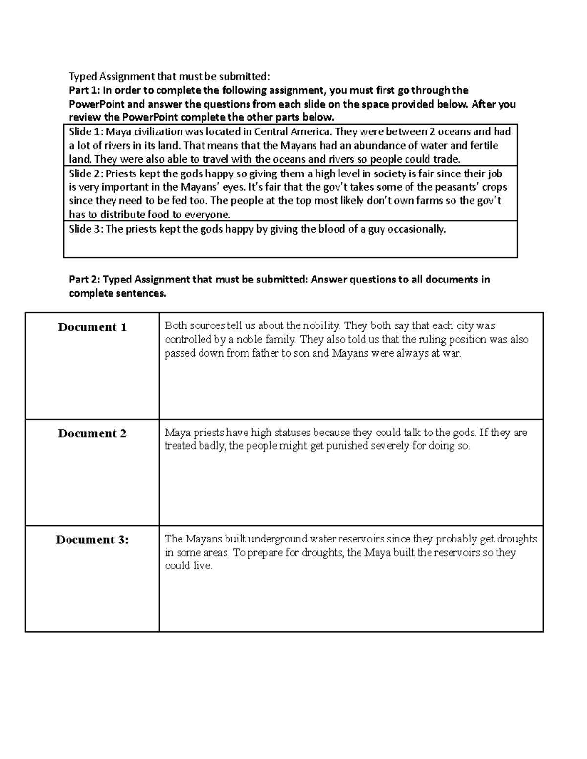 #1 MP6 - #1 MP6 - Typed Assignment that must be submitted: Part 1: In ...