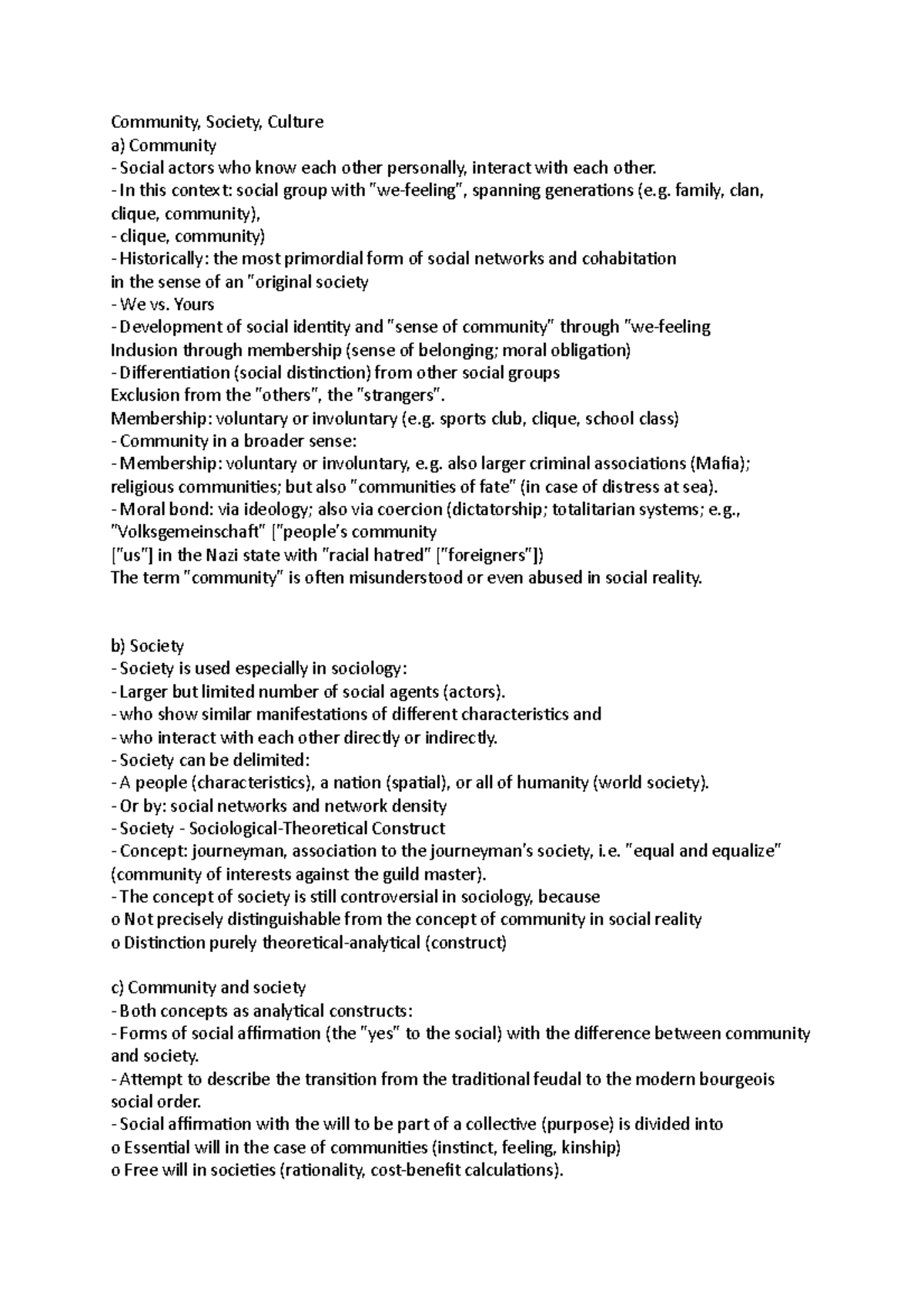 Community - Introduction To Sociology - Community, Society, Culture a ...