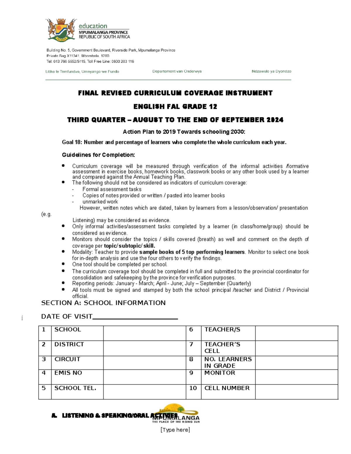 2024 TERM 3 JULY - SEPT Grade 12 Curriculum Coverage 02013 3 - FINAL ...