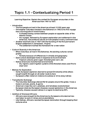 History notes 4 - National Political Issues Political Climate ...