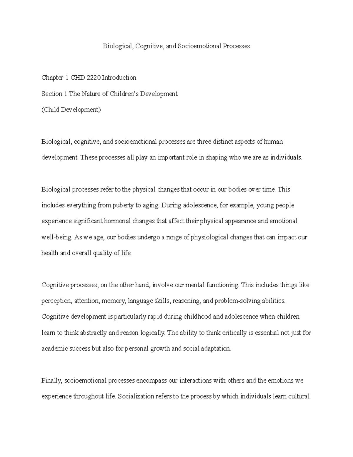 Biological - CHD 2220 from TCC topic, vocabulary, concepts, and ideas ...