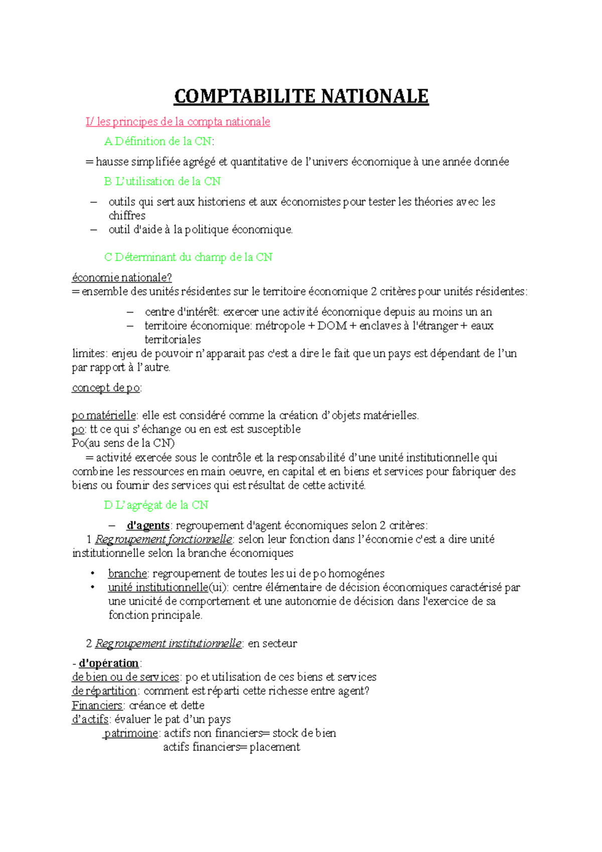 A Quoi Sert La Comptabilité Nationale – EOXPNU