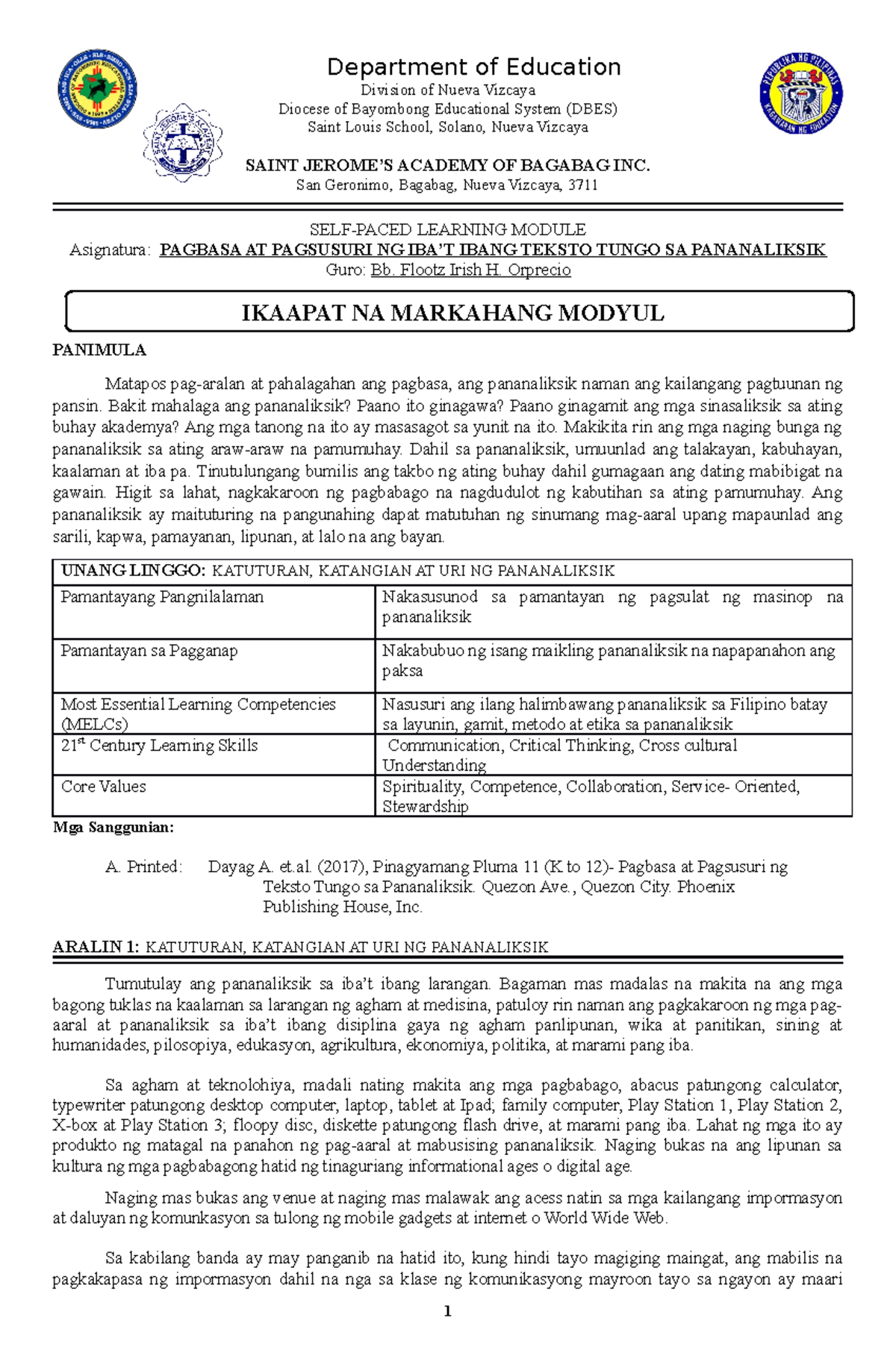 Pagba- Pagsu 2ND Quarter - Department of Education Division of Nueva ...