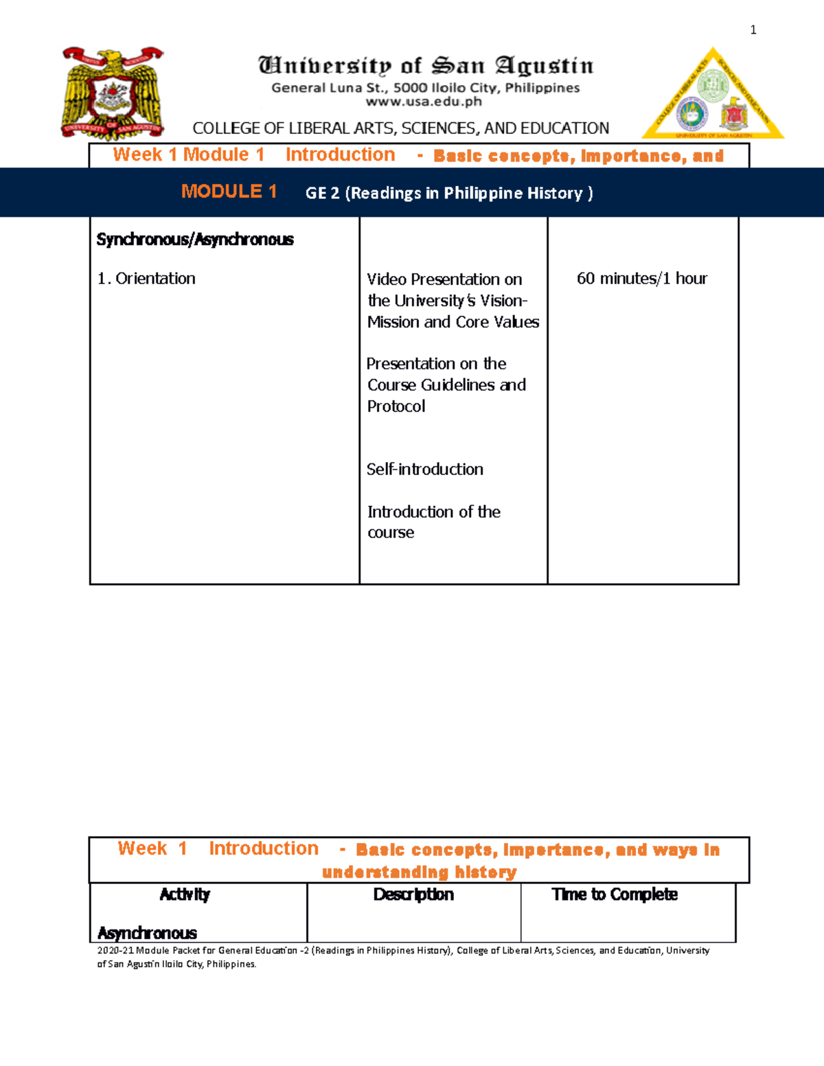 Module 1 - GE 2 REV W Research Integration(2) - Week 1 Module 1 ...
