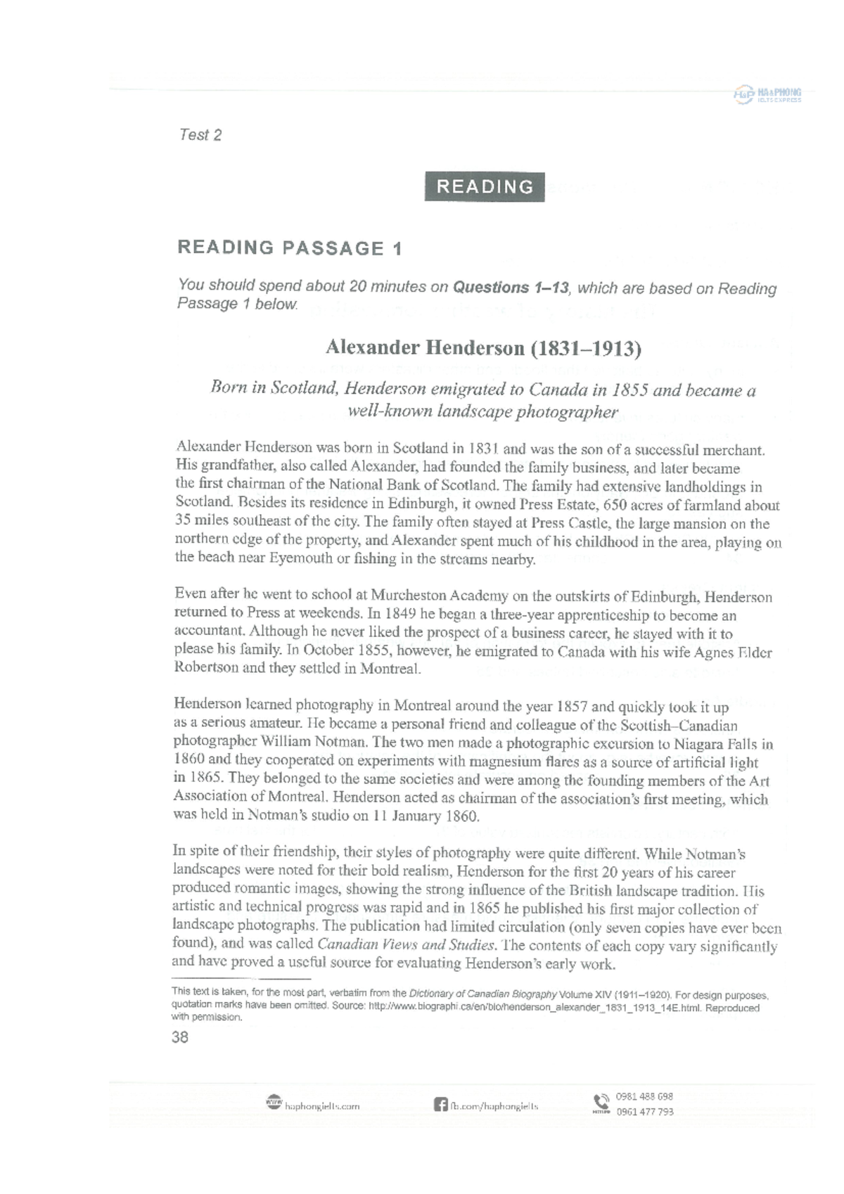 Cambridge Ielts 14 - Eng - IELTS EXPRESS Test 2 READING READING PASSAGE ...