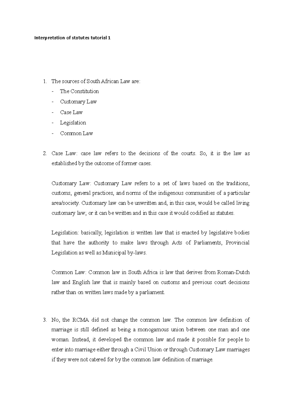 FSAL Tutorial 1 For Interpretation Of Statutes - Interpretation of ...