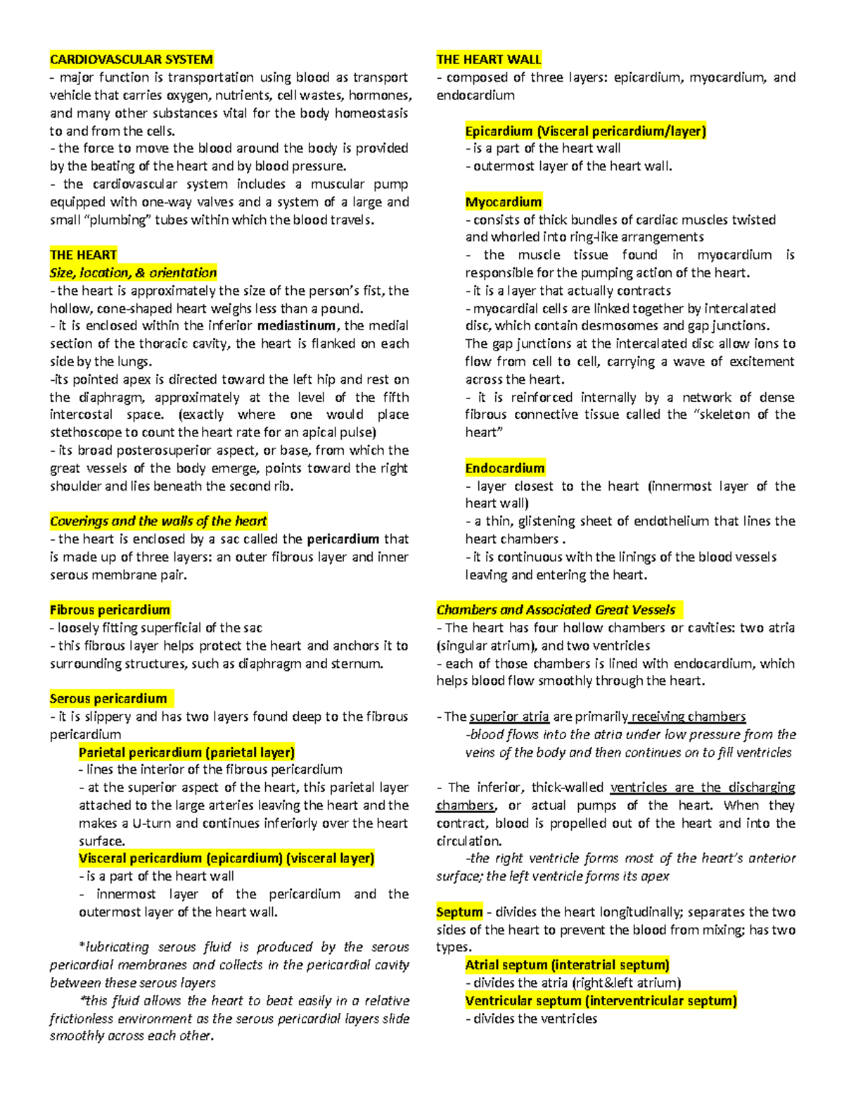 Anaphy- Finals- Reviewer - Human Anatomy and Physiology with ...