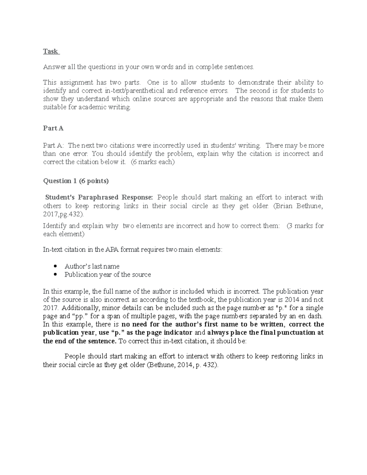 Identifying and Correcting Citation Errors and Choosing Online Sources ...