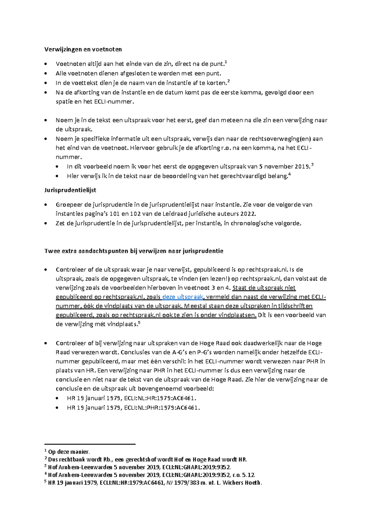 Tips voetnoten Leidraad - Copy - Verwijzingen en voetnoten Voetnoten ...