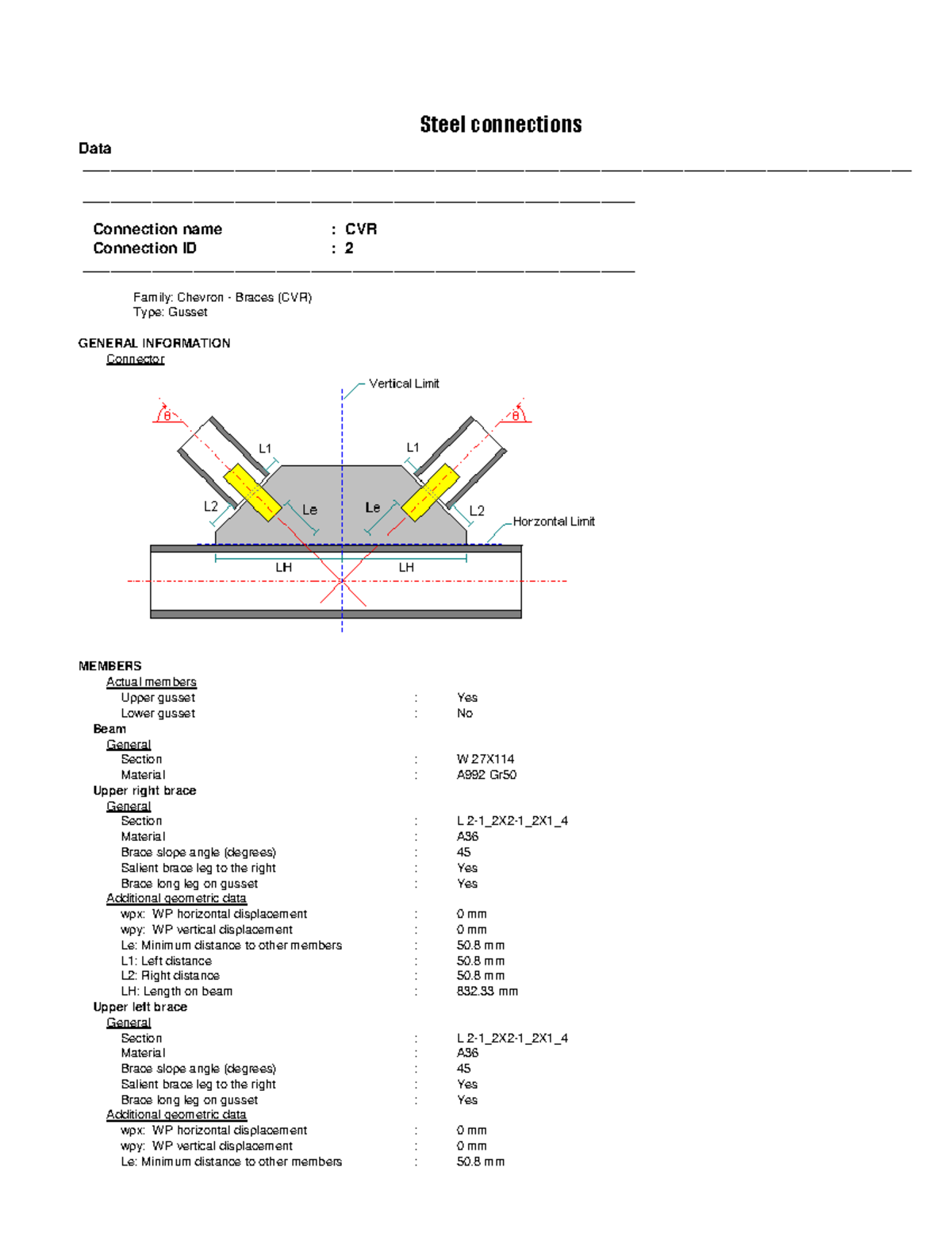 Conexion con RAM - Steel connections Data - Studocu