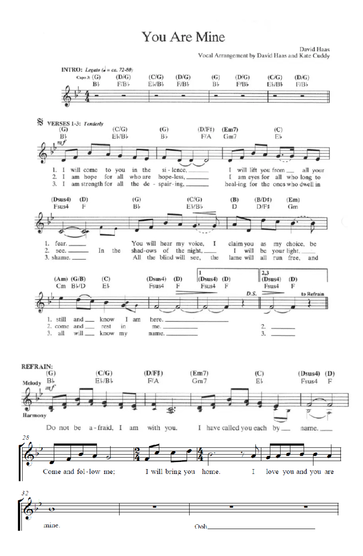 You are mine - music material - language and literature - Studocu