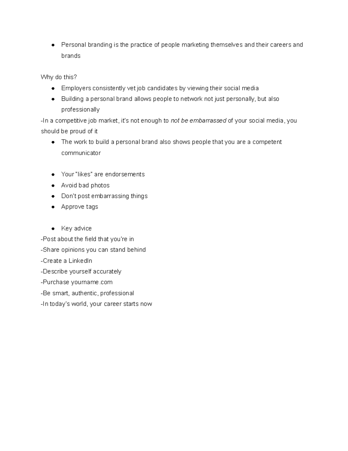 Chapter 20 Developing your personal brand - Personal branding is the ...