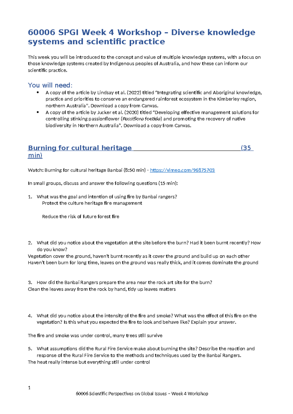 Week 4 SPGI workshop worksheet AUT22 - 60006 SPGI Week 4 Workshop ...