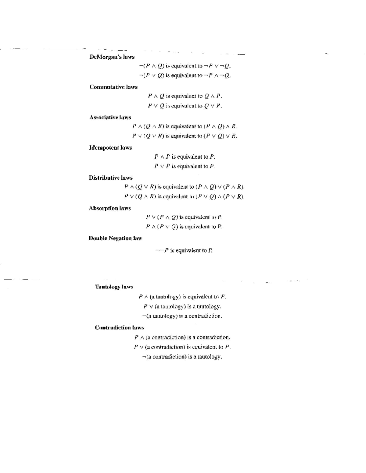 Laws-of-Logic - Maths - APPLIED MATHEMATICS-II - Studocu