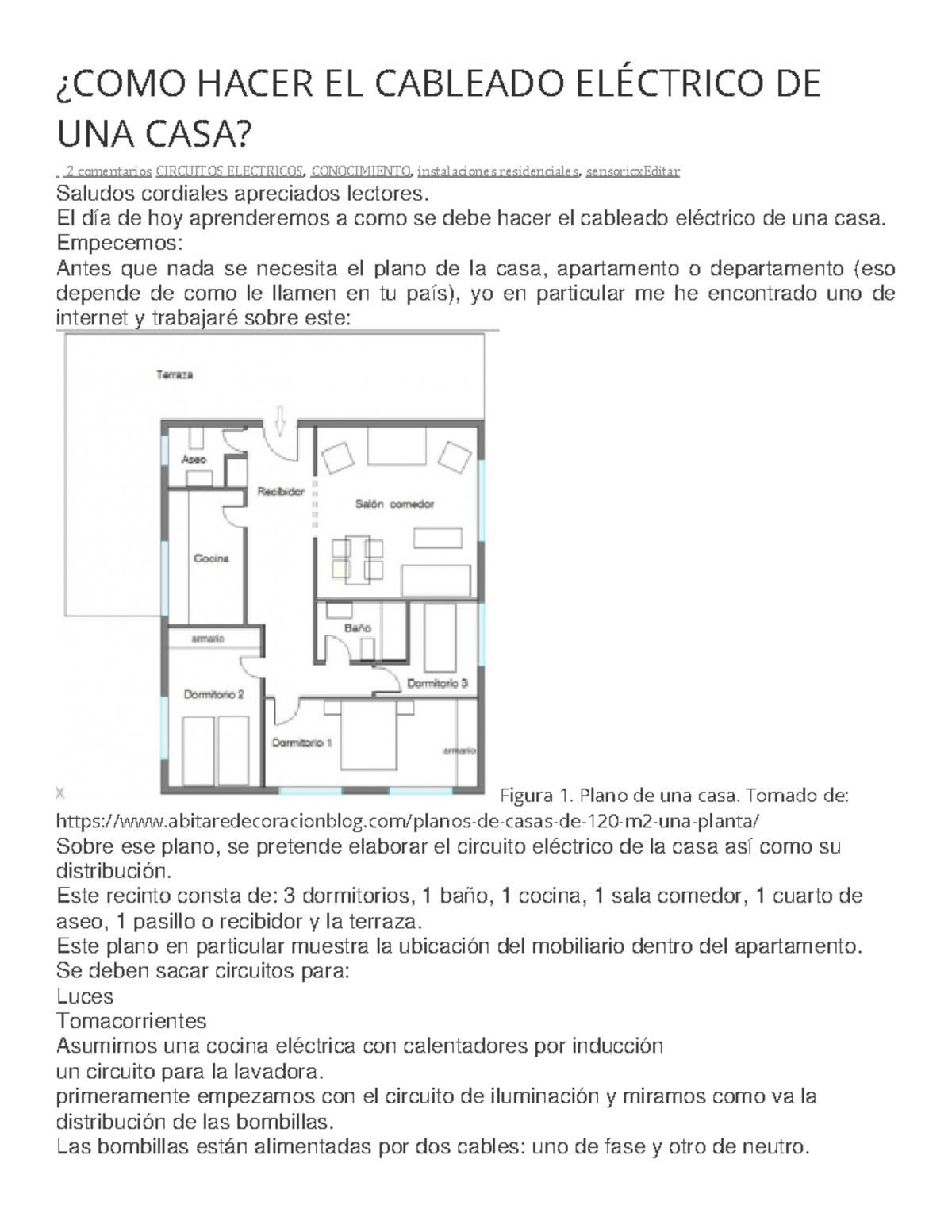 COMO Hacer EL Cableado Eléctrico DE UNA CASA - øCOMO HACER EL CABLEADO ...