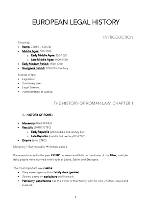 The History of Law in Europe An Introduc-1 - Bart Wauters and Marco de ...