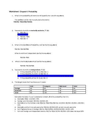 Worksheet-Discrete Random Variables - Discrete Random Variables ...
