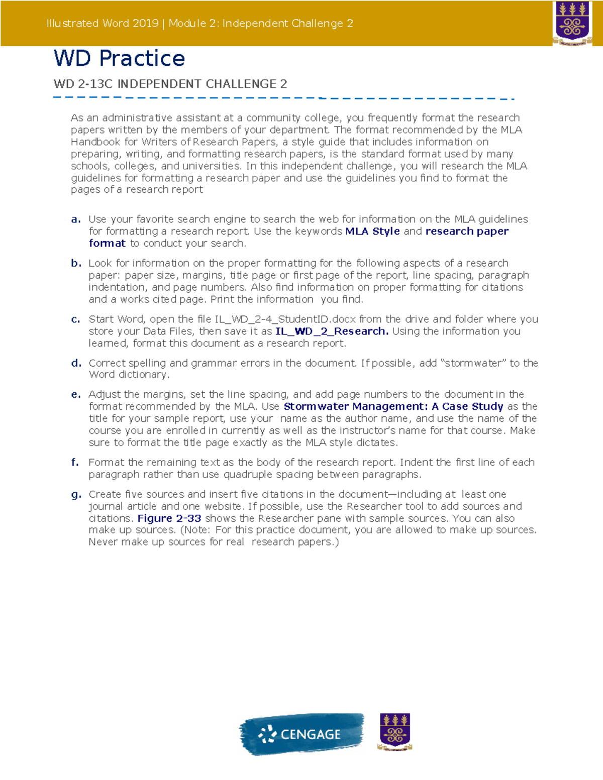 WD 2-13 Practice - WD 2-13b Independent Challenge 2 - WD Practice WD 2 ...
