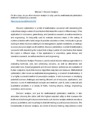 Mansci-18 Assignment No.2 Transportation - Assignment Nos. 4 ...