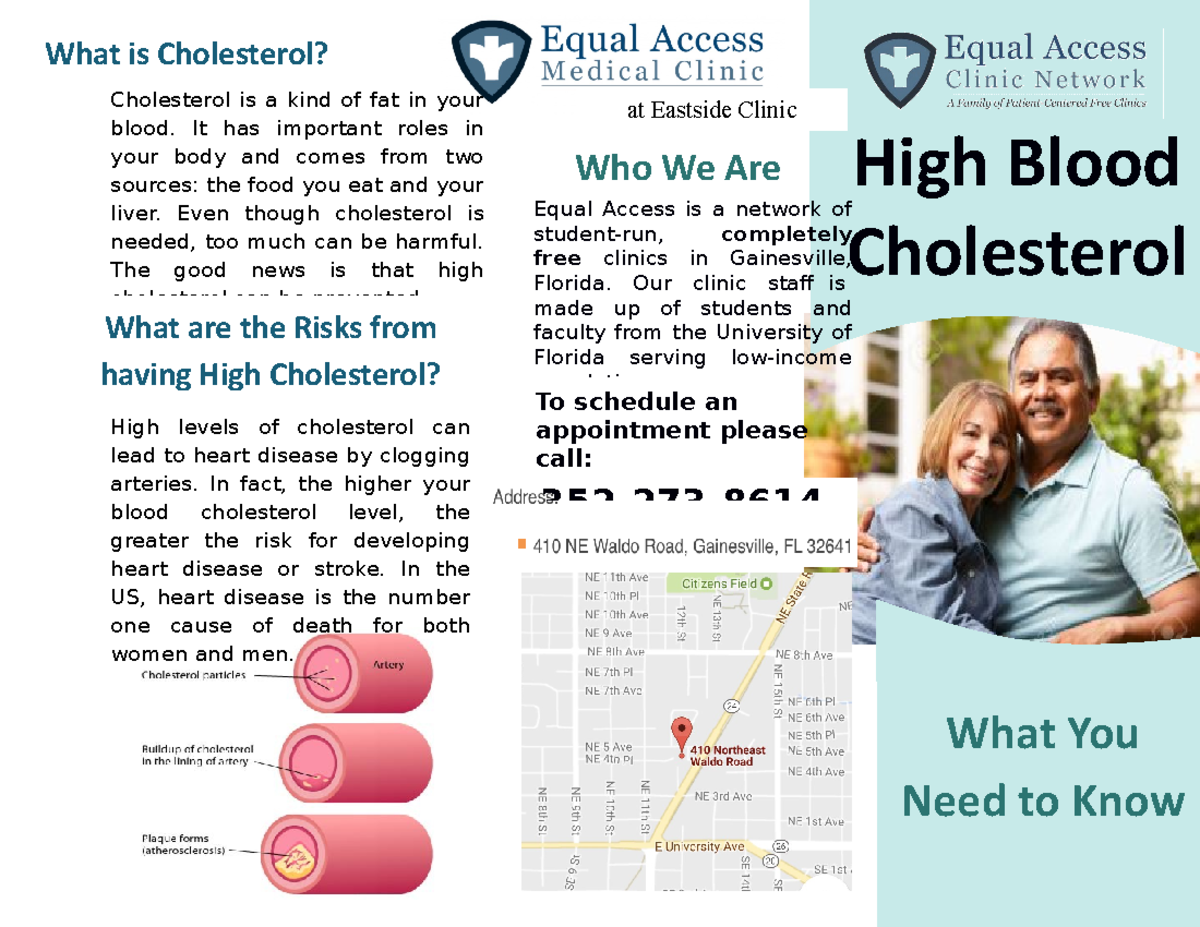 High Blood Cholesterol - High levels of cholesterol can lead to heart ...