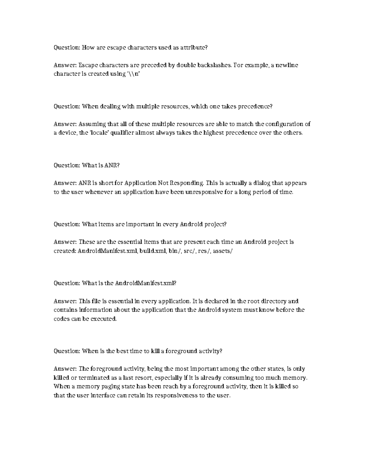 Removing gibing wind-obeying - Question: How are escape characters used ...