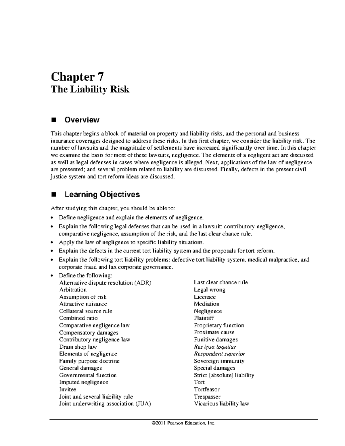 M07 REJD GE 11E SG C07 - Practice material - Principles of risk and ...