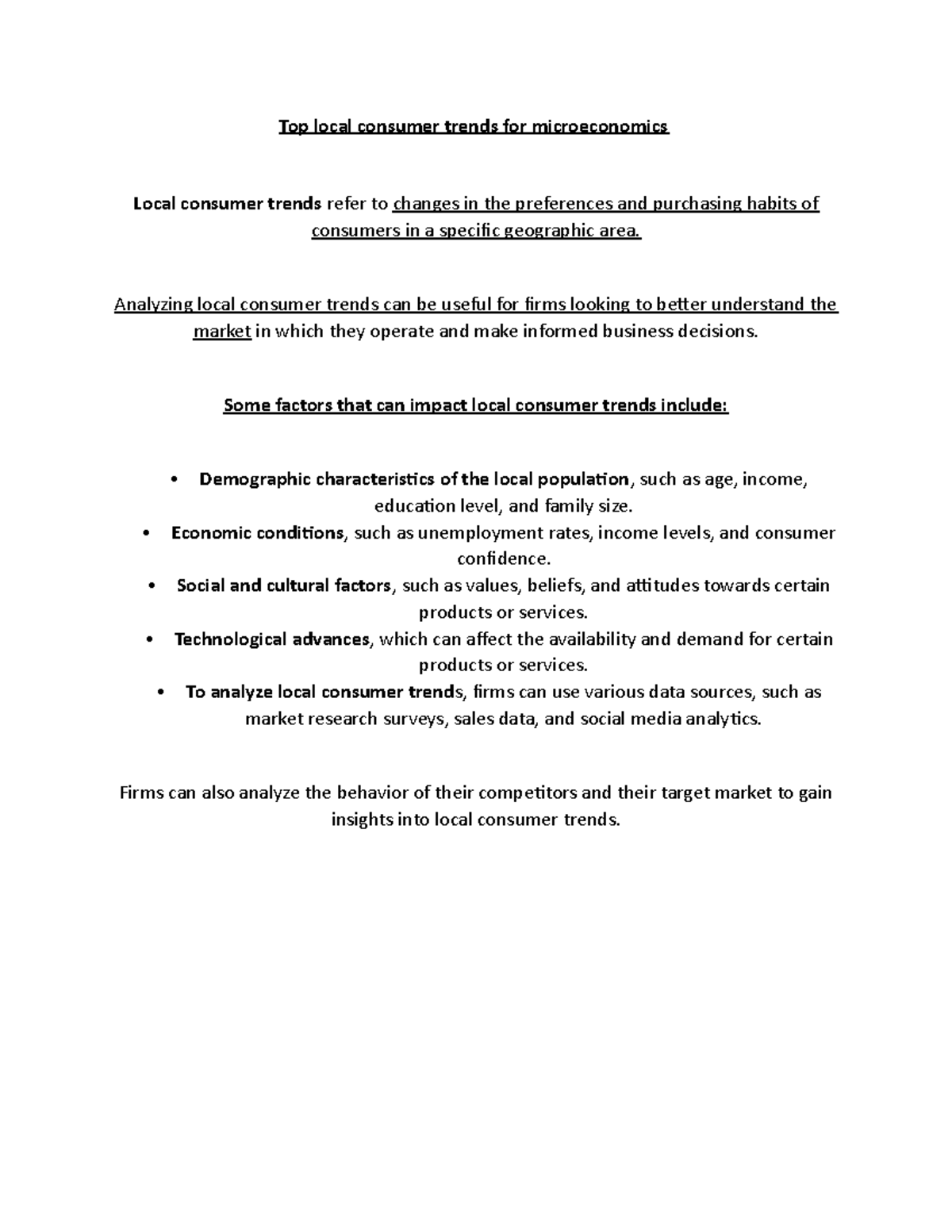 Document 89 (19) - Top local consumer trends for microeconomics - Top ...