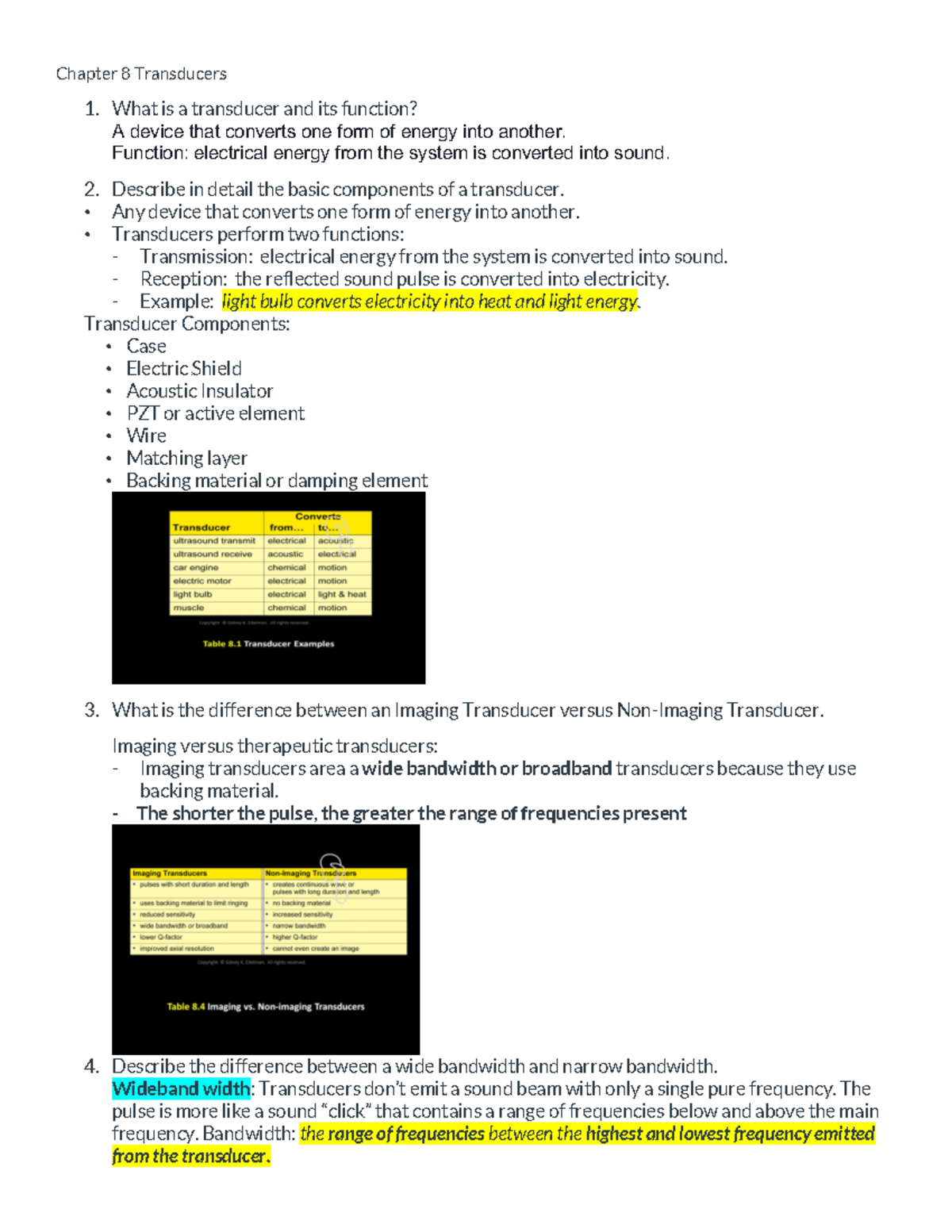 Chapter 8 Transducers - notes - Chapter 8 Transducers 1. What is a ...