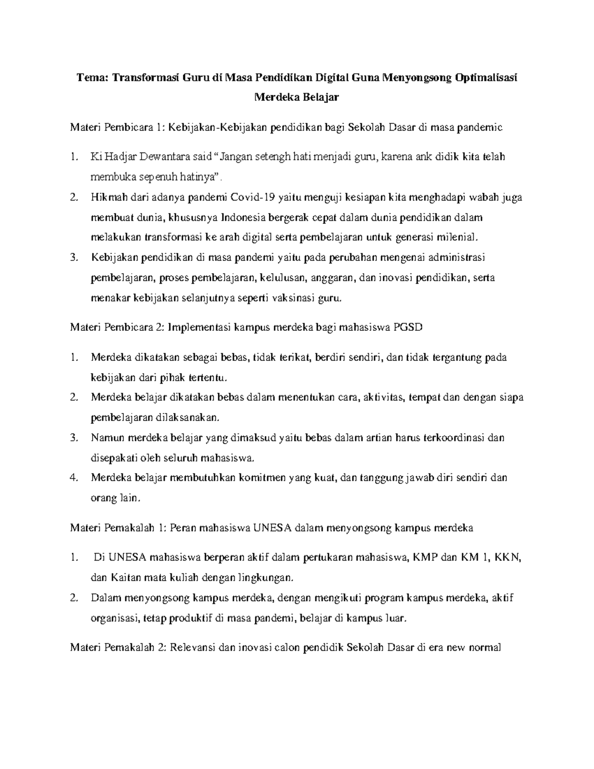 Transformasi Guru di Masa Pendidikan Digital Guna Menyongsong ...