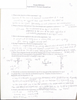 Moment of Inertia Pre Lab - Phys 221 - Studocu