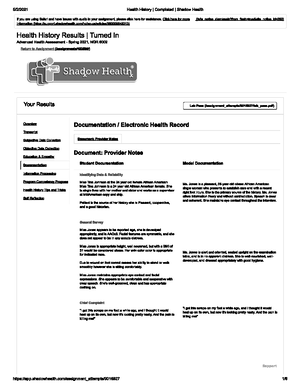 SOAP Note Hypertension - Focused SOAP Template Student Name: Michele ...