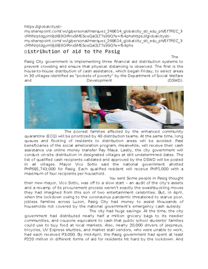 Module 3 Operations on Functions - Competency covered: Perform addition ...