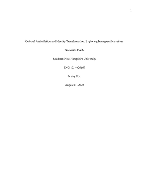 SNHU 107 Module Six Activity Template - SNHU 107 Module Six Activity ...