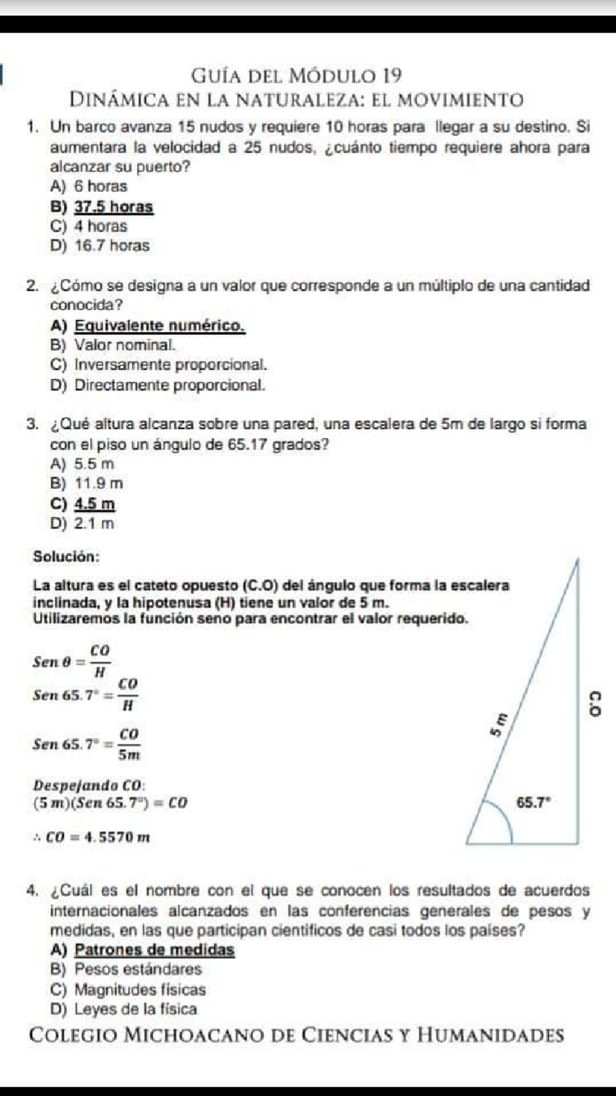 Guía Módulo 19 Mich - AS+ - Algebra - Studocu