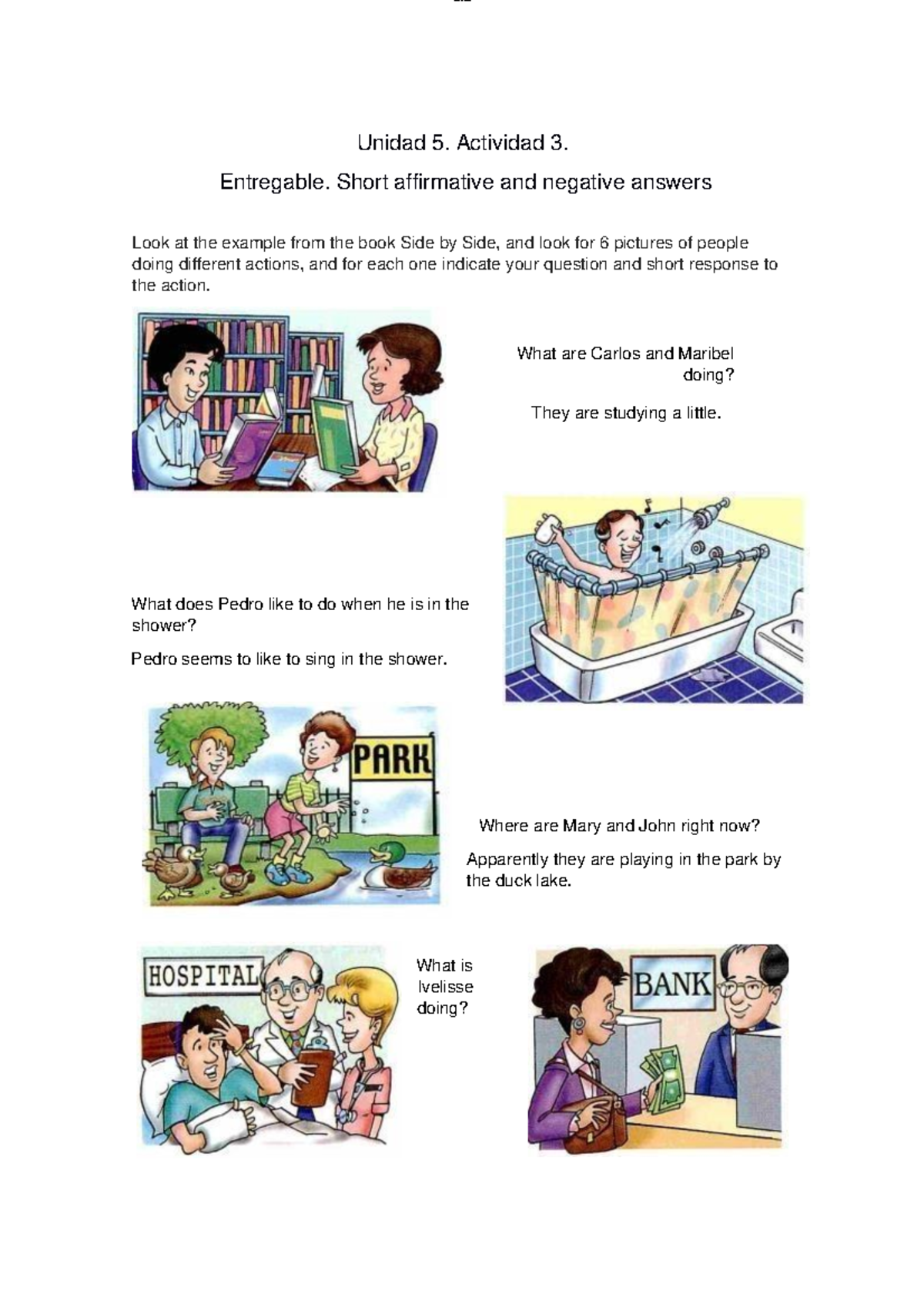 short affirmative-and-negative-answers - lOMoAR cPSD| 39062205 Unidad 5 ...