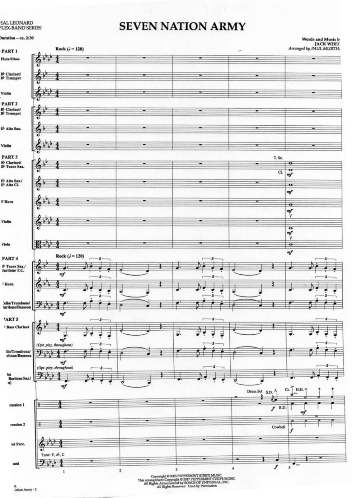 Seven Nations Army-Paul Murtha - General Academic Strand - Studocu