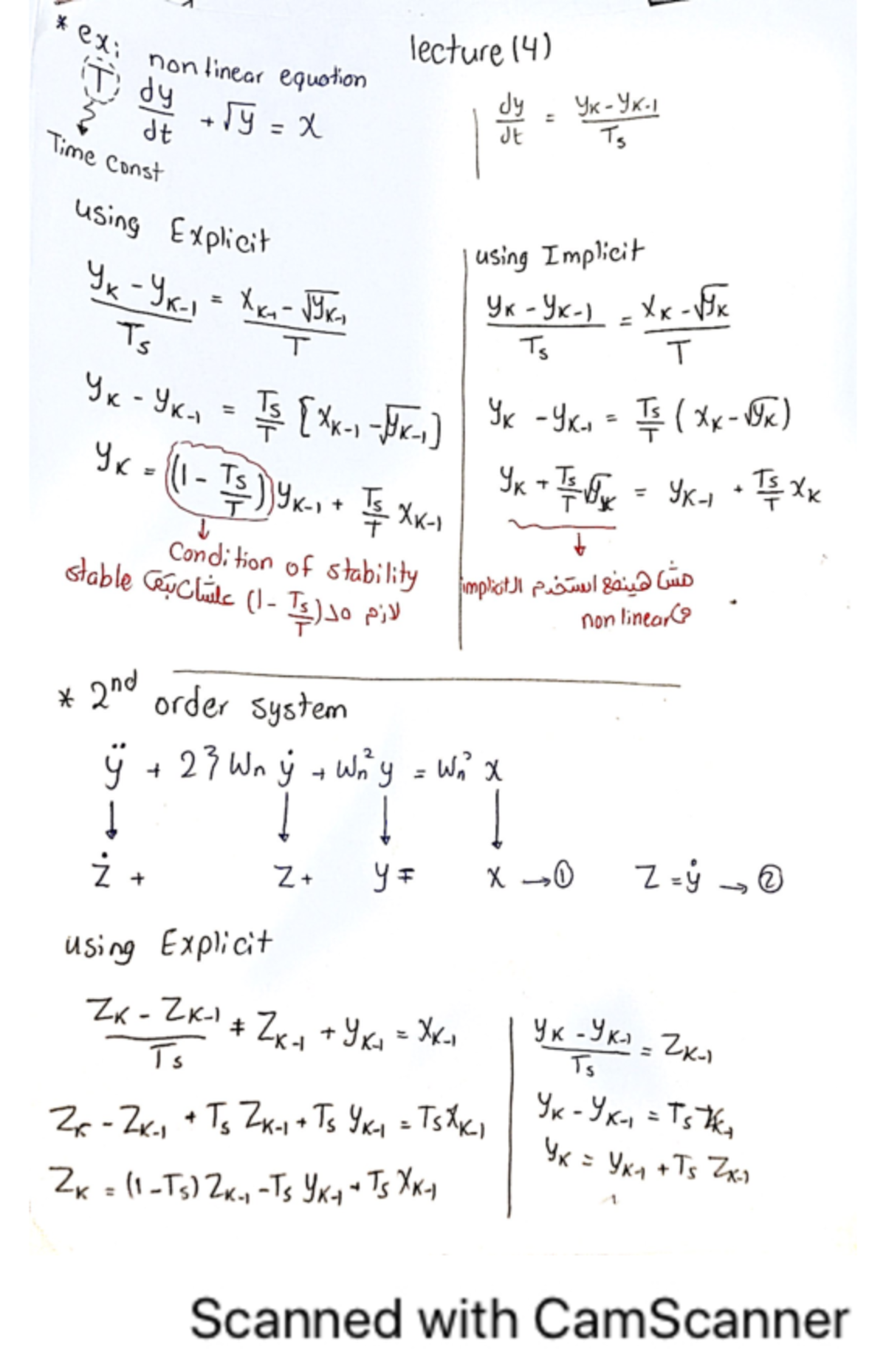 Lec 4 Linearization - Control - Studocu