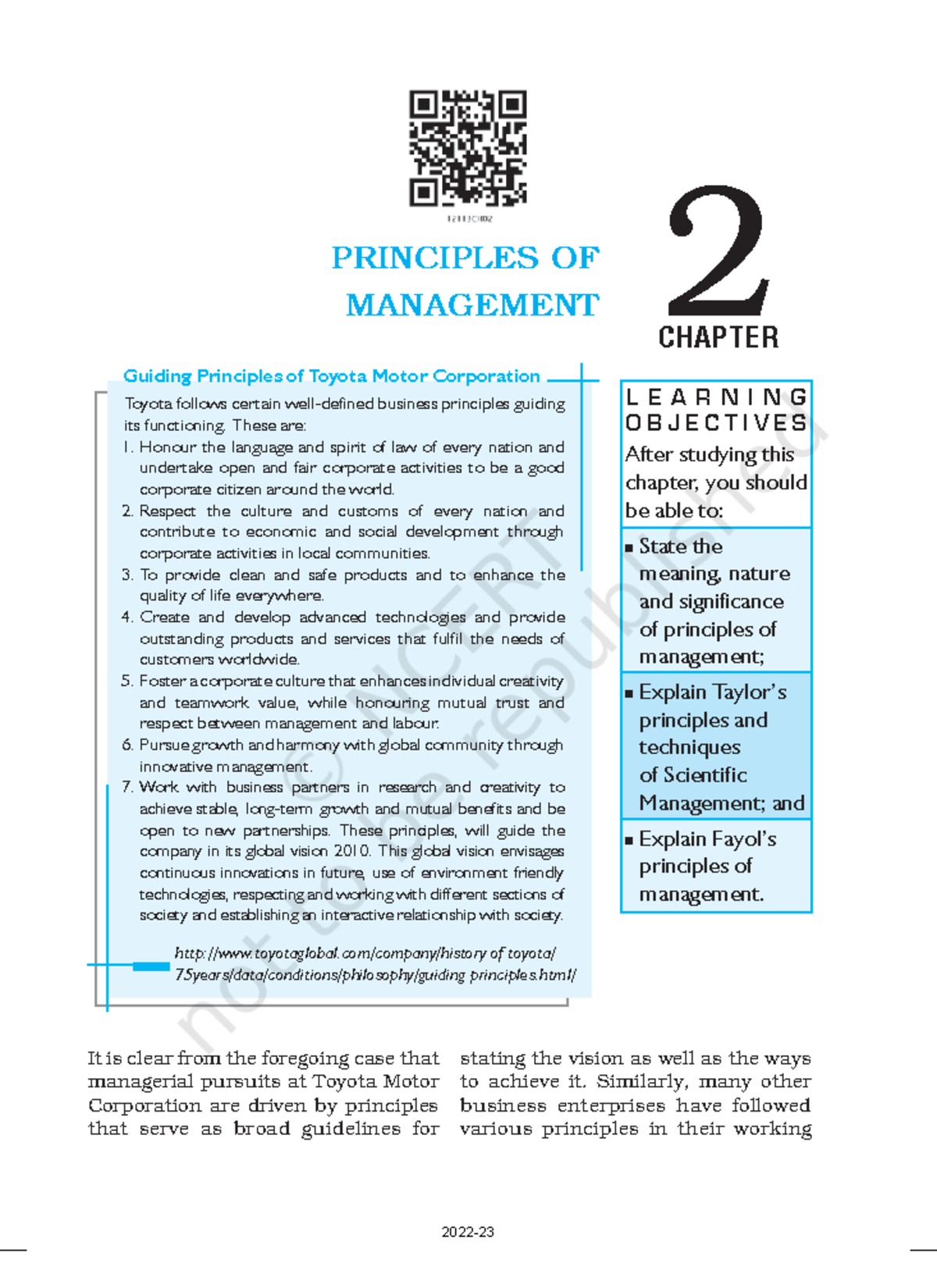 Lebs102 - NOTES FOR BST CH 2 - 2 PRINCIPLES OF MANAGEMENT CHAPTER L E A ...